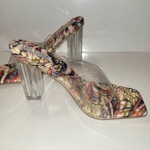 Cape Robbin | Shoes | Nwot Cape Robbins Pensy Print Womens Clear ...